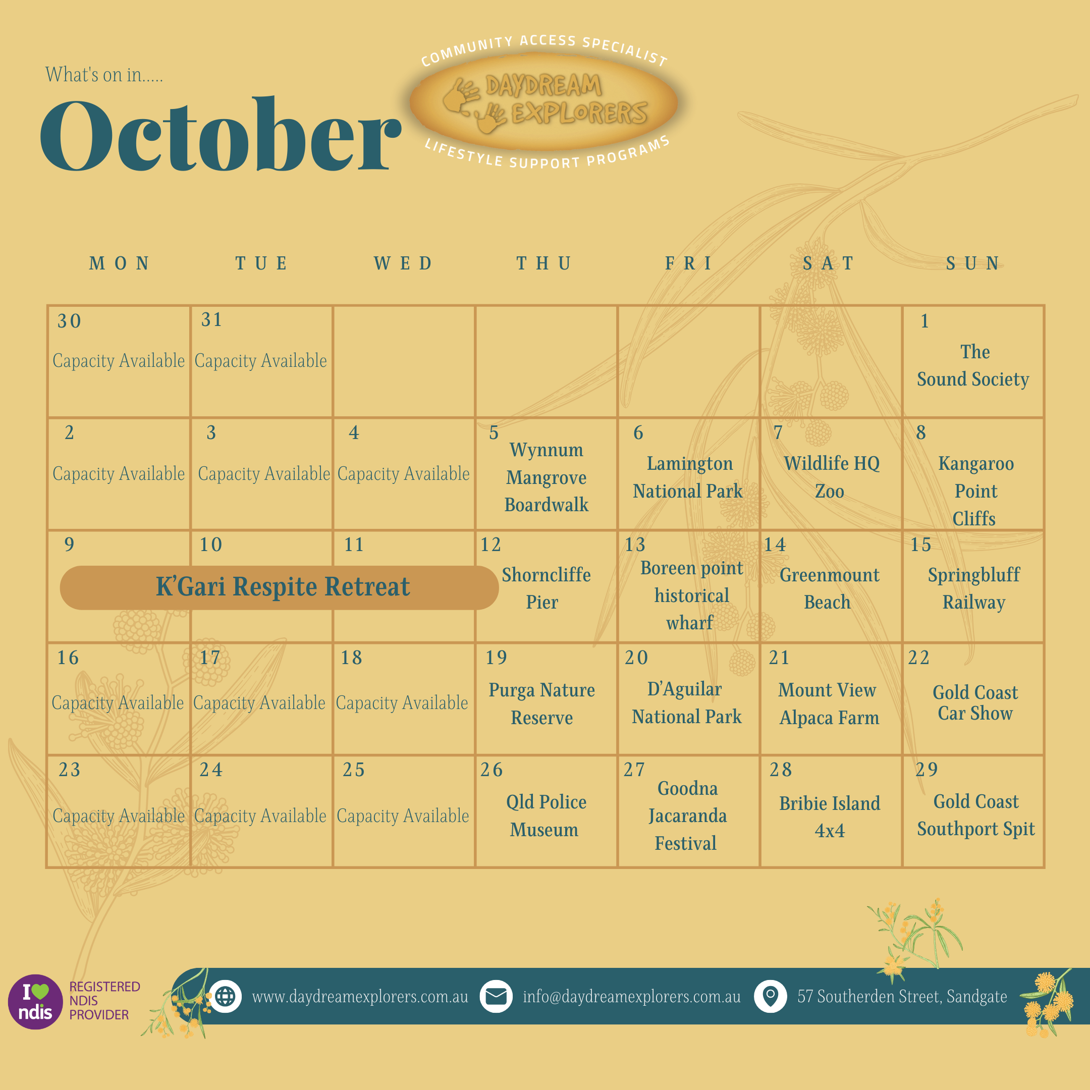 October Support Program – Daydream Explorers